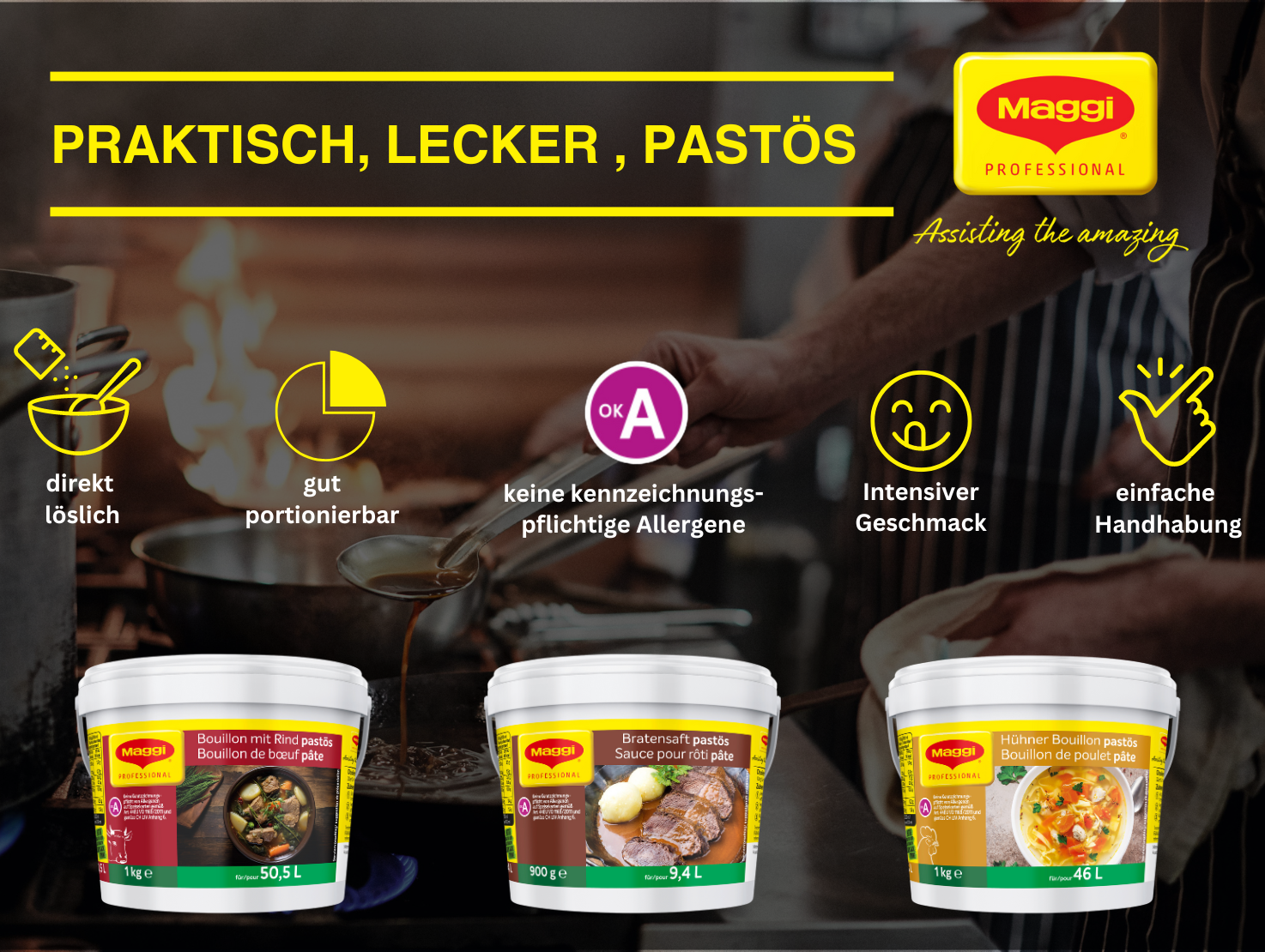 MAGGI® Professional pastöse Produkte | Nestle Professional
